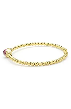 Lagos Rhodolite Garnet And Diamond Cuff Bracelet