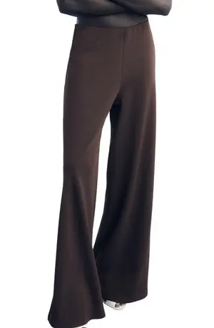 Women's Elasticated Waist Wide-Leg Pants