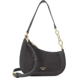 Dune London Direction Shoulder Bag With Chain Detail - Grey