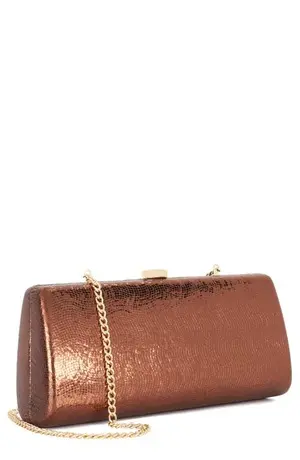 Dune London Belinda Frame Clutch - Bronze