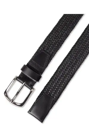 Cole Haan Braided Leather And Rope Belt
