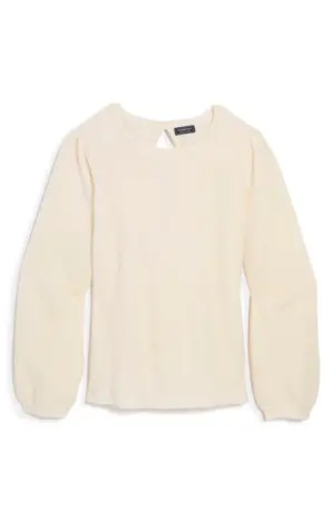 Vineyard Vines Bow Back Merino Wool Blend Sweater - Marshmallow
