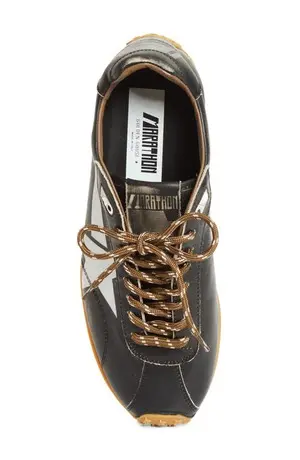 GOLDEN GOOSE Marathon Speed Sneakers - Black/silver