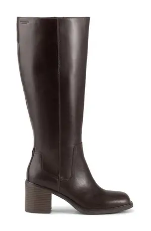 VAGABOND SHOEMAKERS Knee High Stacked Heel Boots - Chocolate