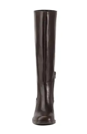 VAGABOND SHOEMAKERS Knee High Stacked Heel Boots - Chocolate