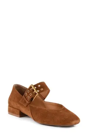 Seychelles Petal Mary Jane Flat - Brown