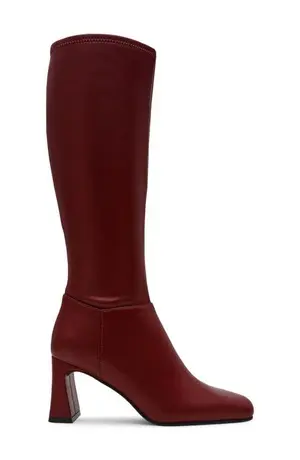 Steve Madden Hunny Knee High Boots - Burgundy