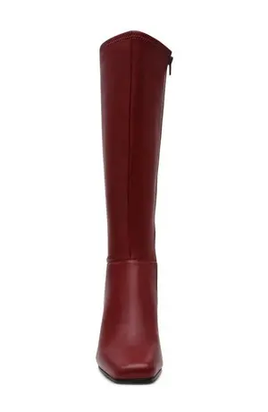 Steve Madden Hunny Knee High Boots - Burgundy