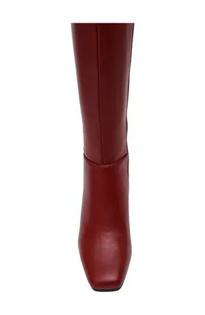 Steve Madden Hunny Knee High Boots - Burgundy