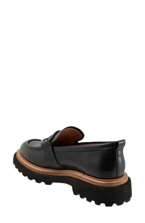 Eos Abbi Lug Sole Bit Loafer - Black