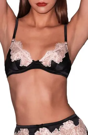Fleur Du Mal Lace Trimmed Bras