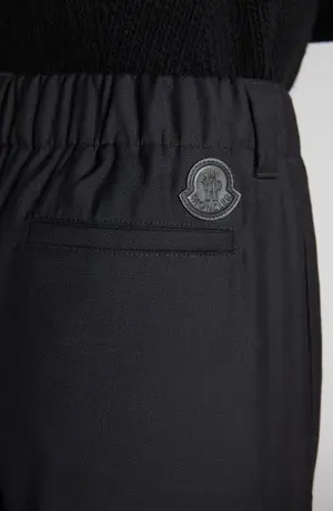 Moncler Drawstring Wool Trousers