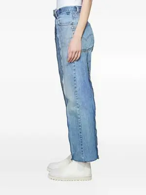 BONUM Exposed Seam Straight Leg Jeans