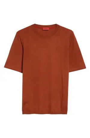 Isaia Short Sleeve Wool Sweater
