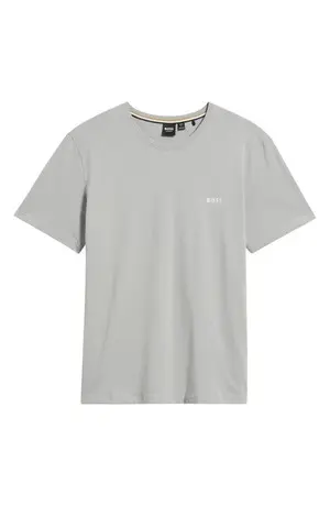 BOSS Cotton Lounge T-shirt - Light/pastel Grey