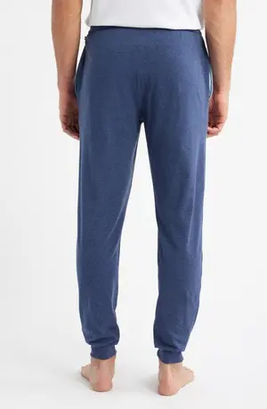 BOSS Mix Match Stretch Cotton Pajama Pants - Open Blue