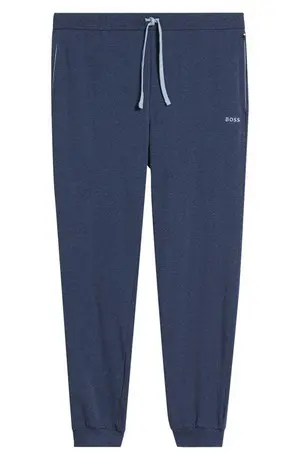 BOSS Mix Match Stretch Cotton Pajama Pants - Open Blue
