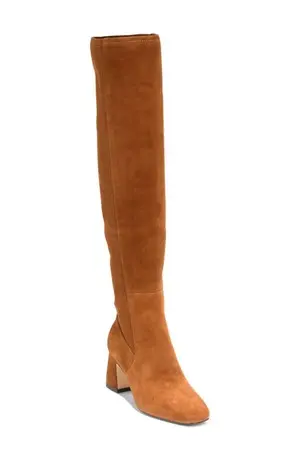 Cole Haan Over-the-knee Boots - Chestnut Tobacco Suede