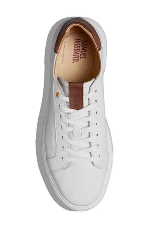 Samuel Hubbard Sunset Leather Sneakers - White Leather