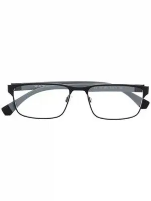 Emporio Armani Square Frame Glasses - Black