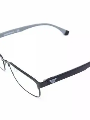 Emporio Armani Square Frame Glasses - Black