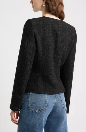 Nordstrom Cutaway Tweed Jacket