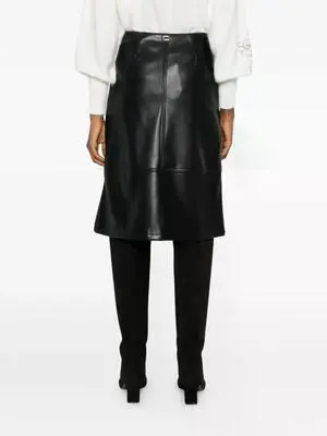 TWINSET Button-detailed Midi Skirt