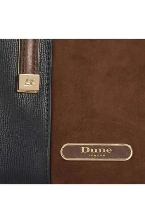 Dune London Convertible Crossbody Tote - Dark Brown