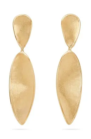 Marco Bicego Lunaria Twist Drop Earrings - Gold