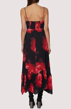 LOST + WANDER Scarlet Melody Midi Dress