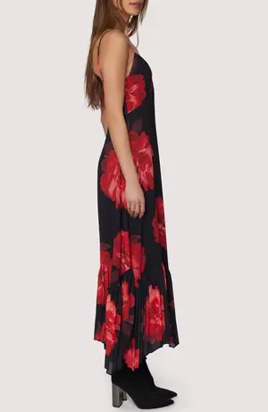 LOST + WANDER Scarlet Melody Midi Dress