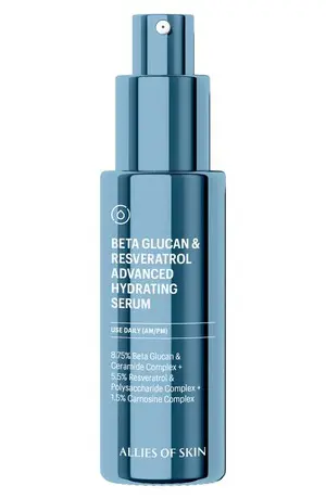 ALLIES OF SKIN Beta Glucan & Resveratrol Advanced Hydrating Serum - No Color