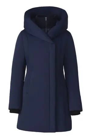 Soia & Kyo Camelia Water Repellent 700 Fill Power Down Coat - Night Blue