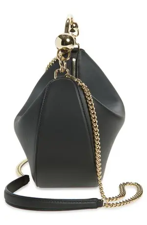 Strathberry Crescent Moon Leather Shoulder Bag