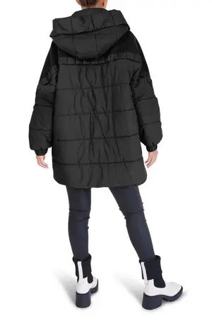 BELLE & BLOOM Wool Blend Quilted Jacket