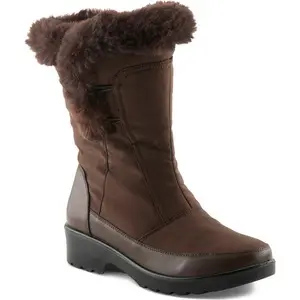 SPRING STEP SHOES Waterproof Winter Boots - Brown