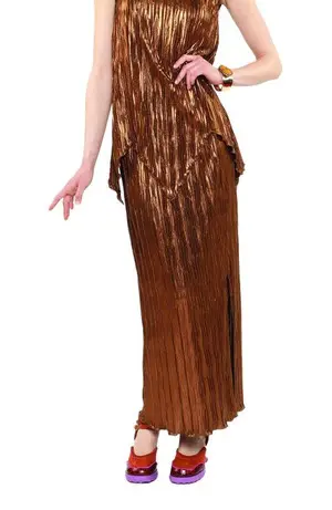Anna Sui Fortuny Pleats Skirt