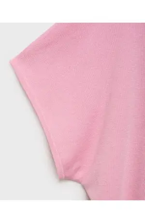Mango Polo Sweater - Pink