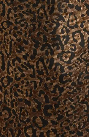 KASPER Animal Print Topper Coat