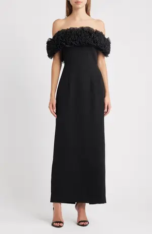 SONYA MODA Florence Off-the-shoulder Gown