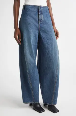 Alaïa Barrel Leg Jeans