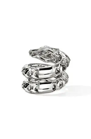 John Hardy Naga Coil Ring - Silver