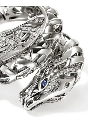 John Hardy Naga Coil Ring - Silver