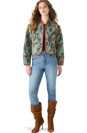 Steve Madden Adalynn Quilted Cotton Jacket