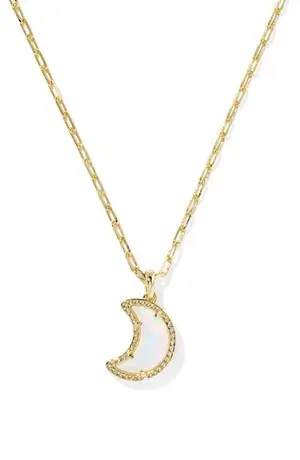 Kendra Scott Moon Pendant Chain Necklace
