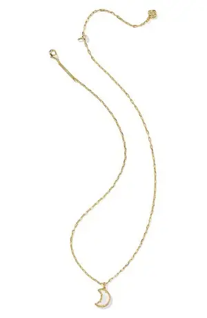 Kendra Scott Moon Pendant Chain Necklace