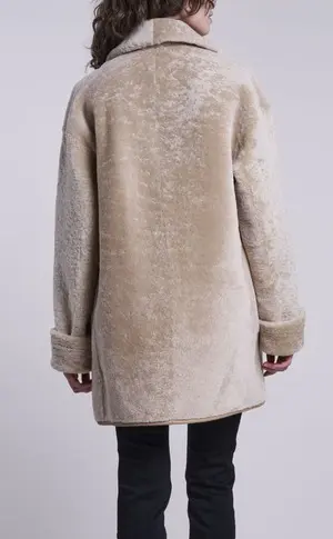 BLUE DUCK Genuine Shearling Coat