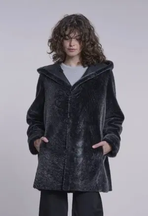 BLUE DUCK Genuine Shearling Coat