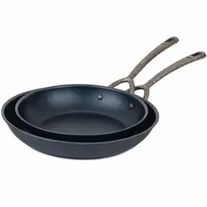ALVA Artist Carbon Steel Frying Pan Set - Black
