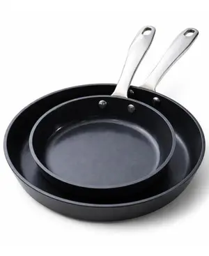 ALVA Maestro 2-piece Ceramic Nonstick Frying Pan - Black